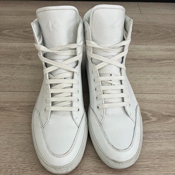 KOIO | Shoes | Mens Koio Primo High Top Sneakers In Triple White With ...
